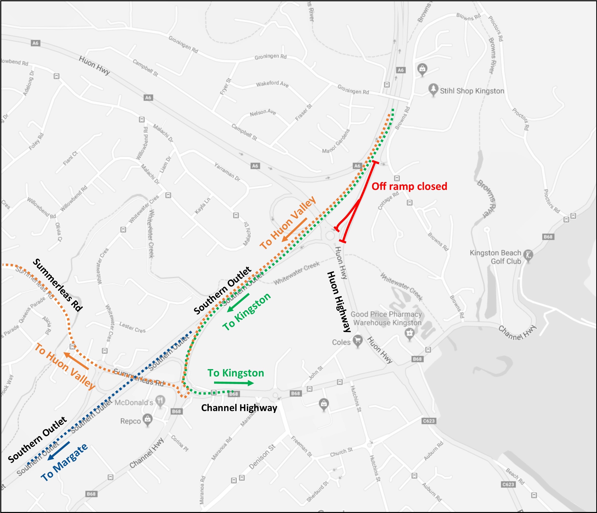 Road Closures & Delays - Kingborough Council