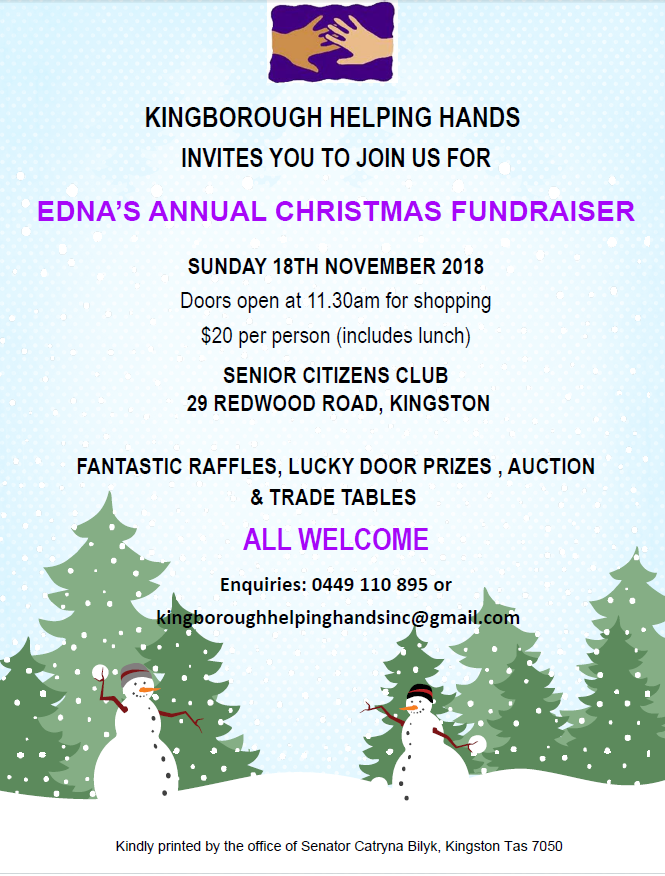 Kingborough Helping Hands Christmas Fundraiser - Kingborough Council