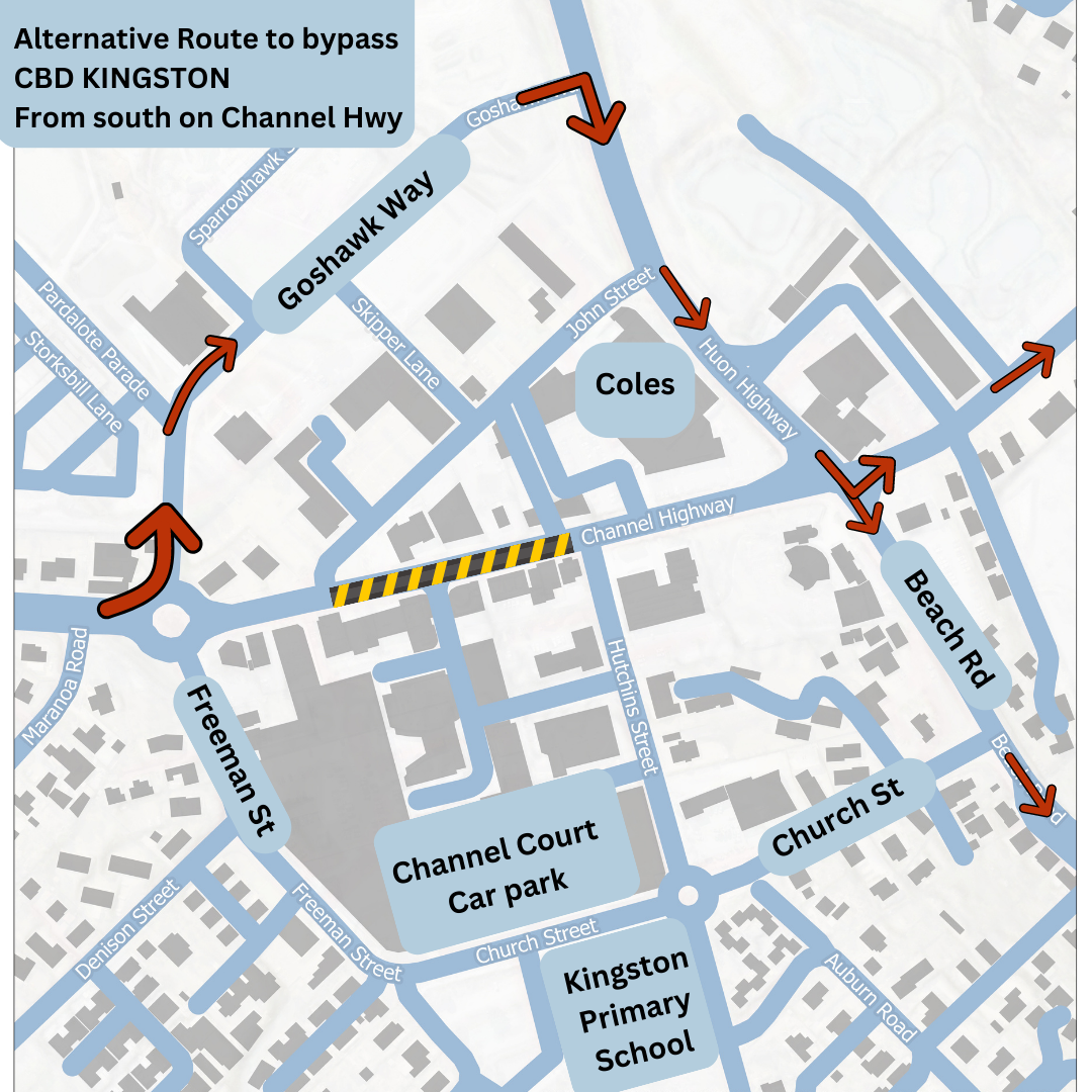 Church Street and Beach Road Intersection - Kingborough Council
